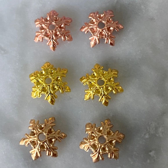 Finding | Jewelry | Findings Snowflake Bead Cap 8mm 3 | Poshmark